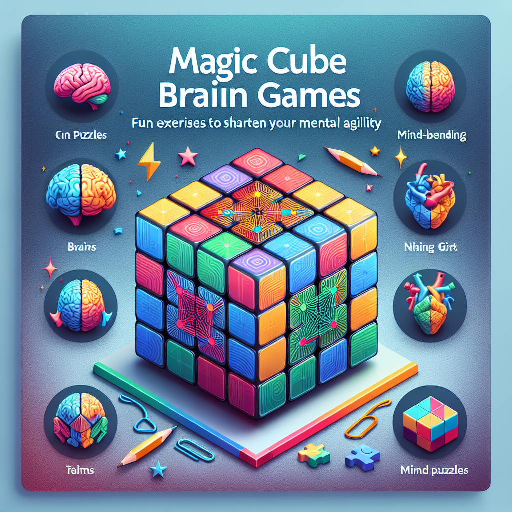 Magic Cube Brain Games: Fun Exercises to Sharpen Your Mental Agility ...